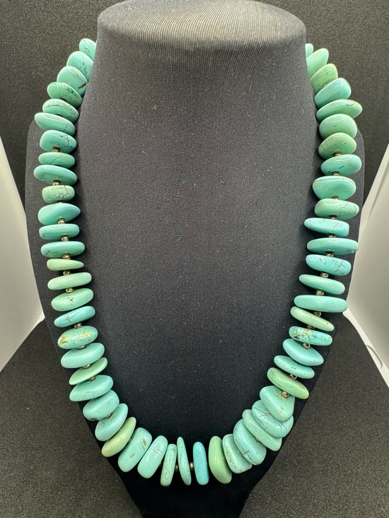 Silpada | Jewelry | Silpada Turquoise Disc Bead Necklace Turquoise ...